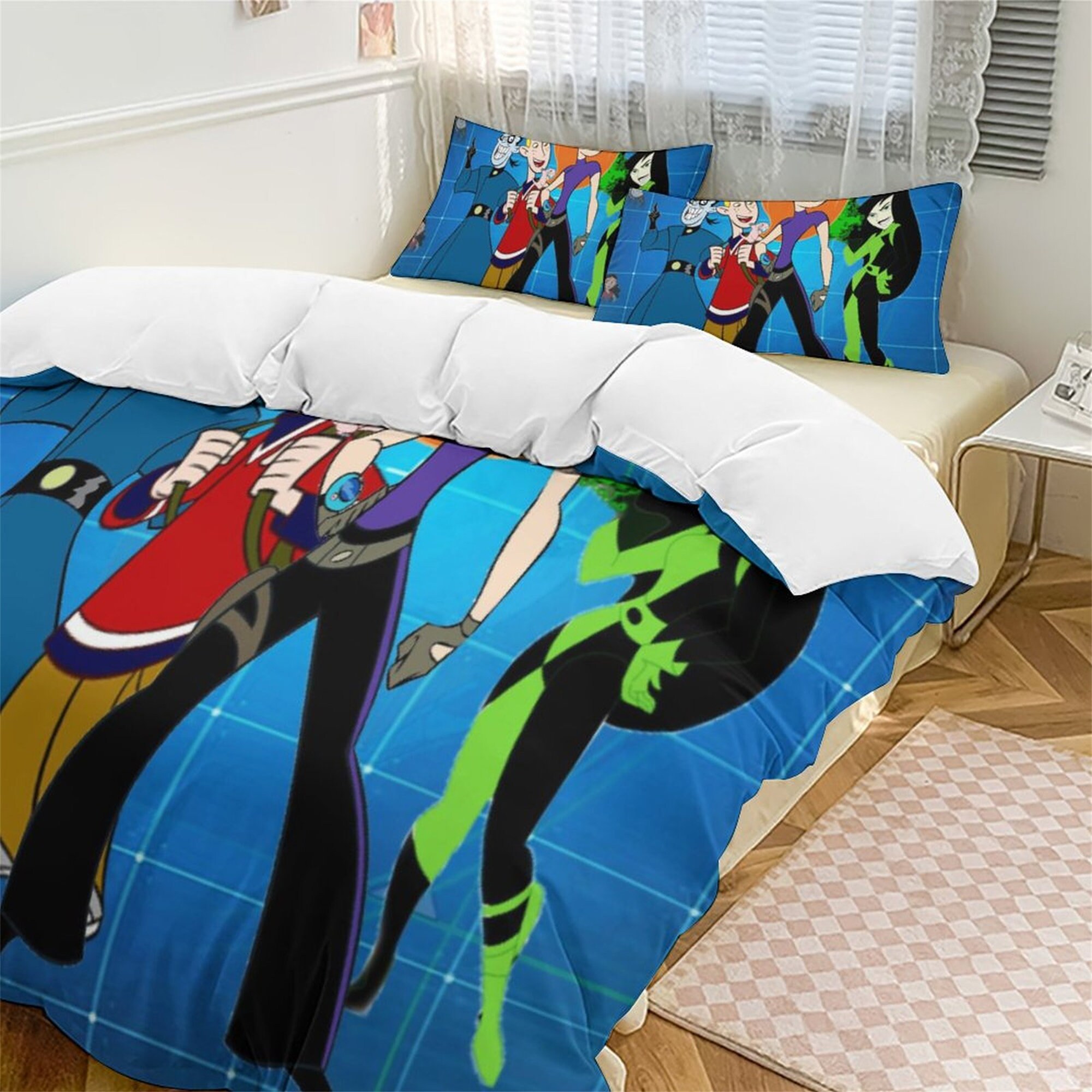 Disney Kim Possible Pillow Cover Duvet Cover Bedding Set Designed ...