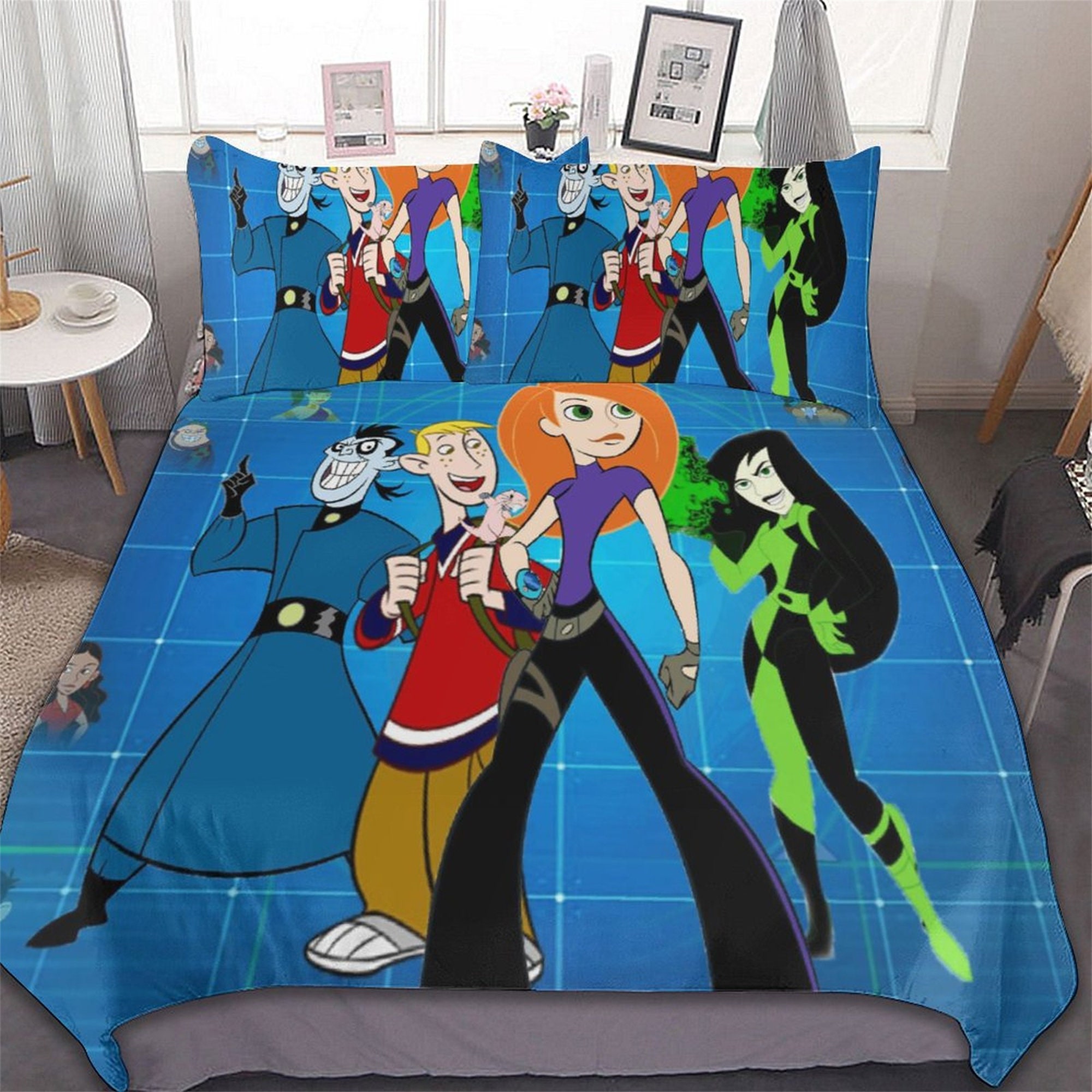 Disney Kim Possible Pillow Cover Duvet Cover Bedding Set Designed ...