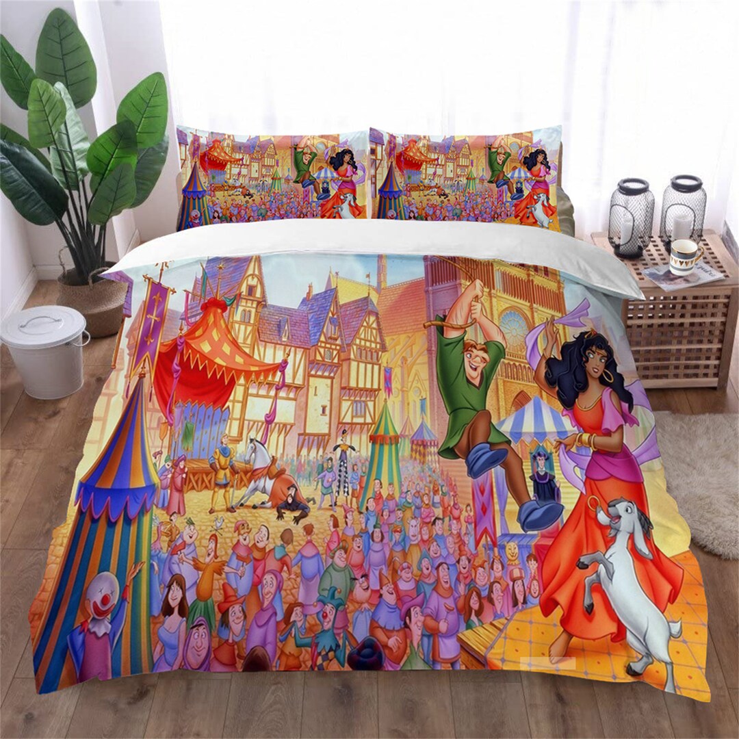 The Hunchback of Notre Dame Pillow Cover Duvet Cover Bedding Set Four ...