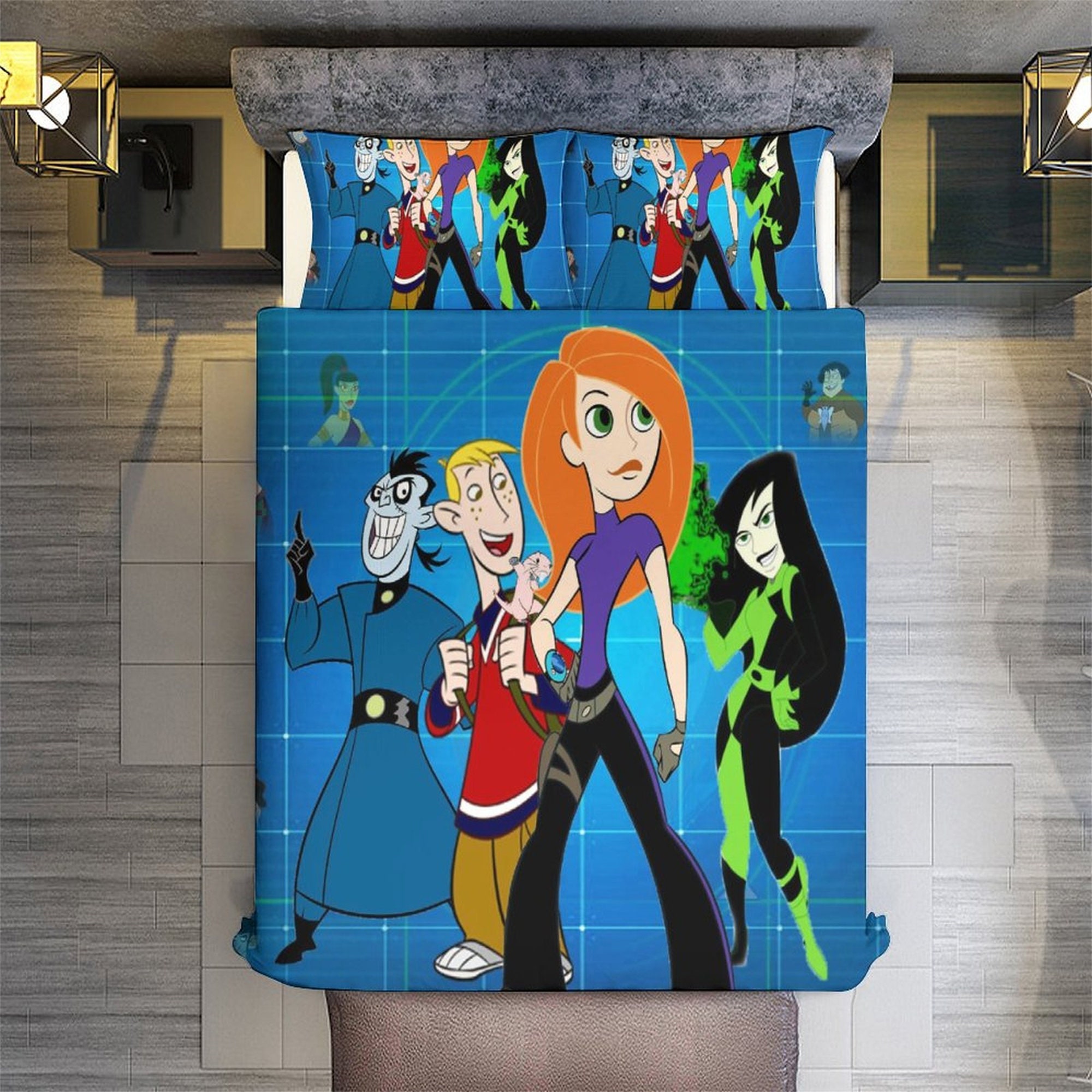Disney Kim Possible Pillow Cover Duvet Cover Bedding Set Designed ...