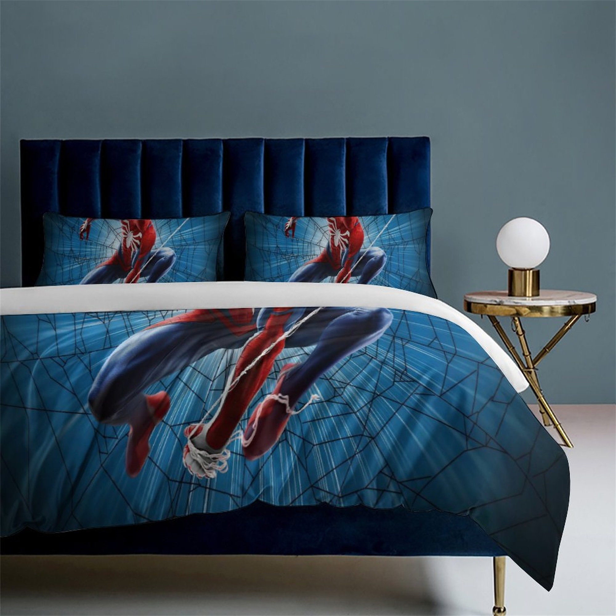 Marvel Spider-Man Pillow Cover Duvet Cover Bedding Set sold by Philip f ...