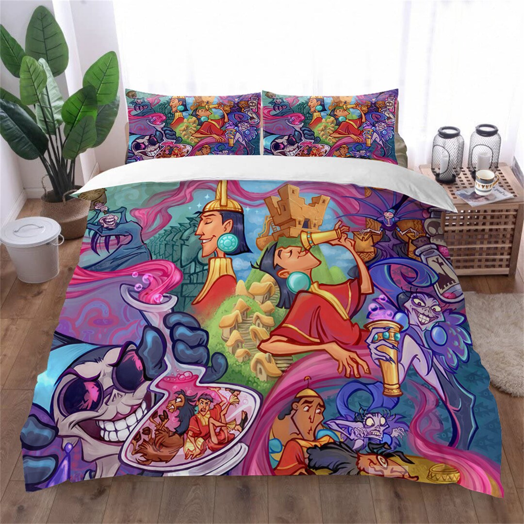 The Emperor's New Groove Pillow Cover Duvet Cover Bedding Set Four ...