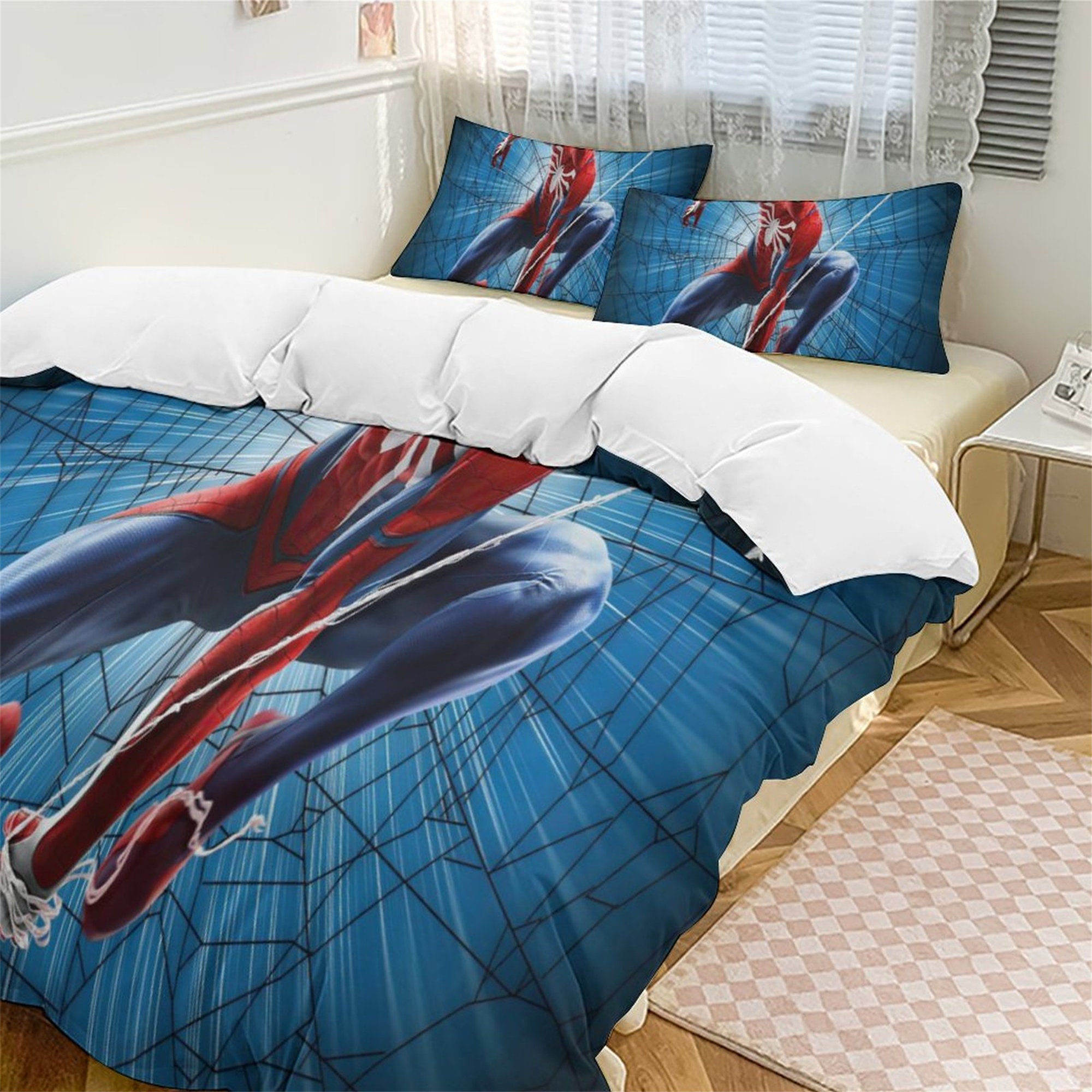 Marvel Spider-Man Pillow Cover Duvet Cover Bedding Set sold by Philip f ...
