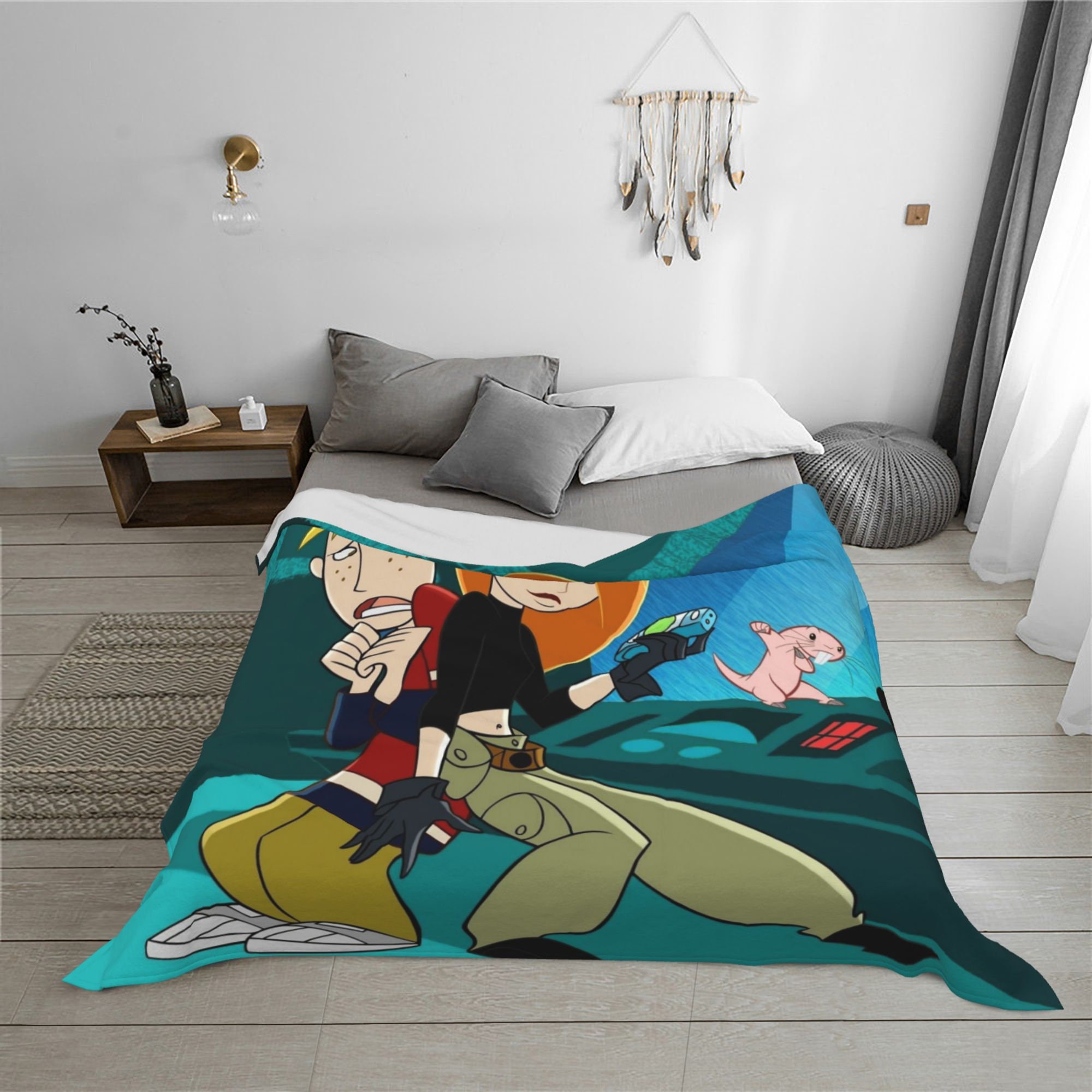 Disney Kim Possible Custom name Blanket Printed Soft Flannel Fleece ...