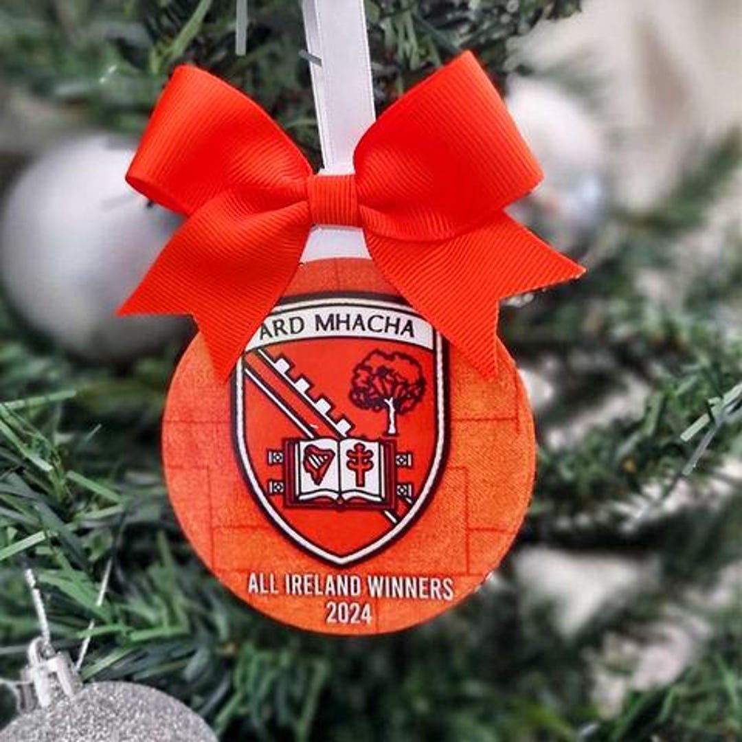 Armagh GAA Christmas Ornament | Armagh | GAA | Irish | All Ireland ...