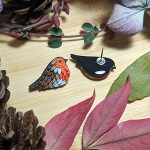 Robin Earrings Bird Lover Gifts Christmas Earrings Cute - Etsy UK
