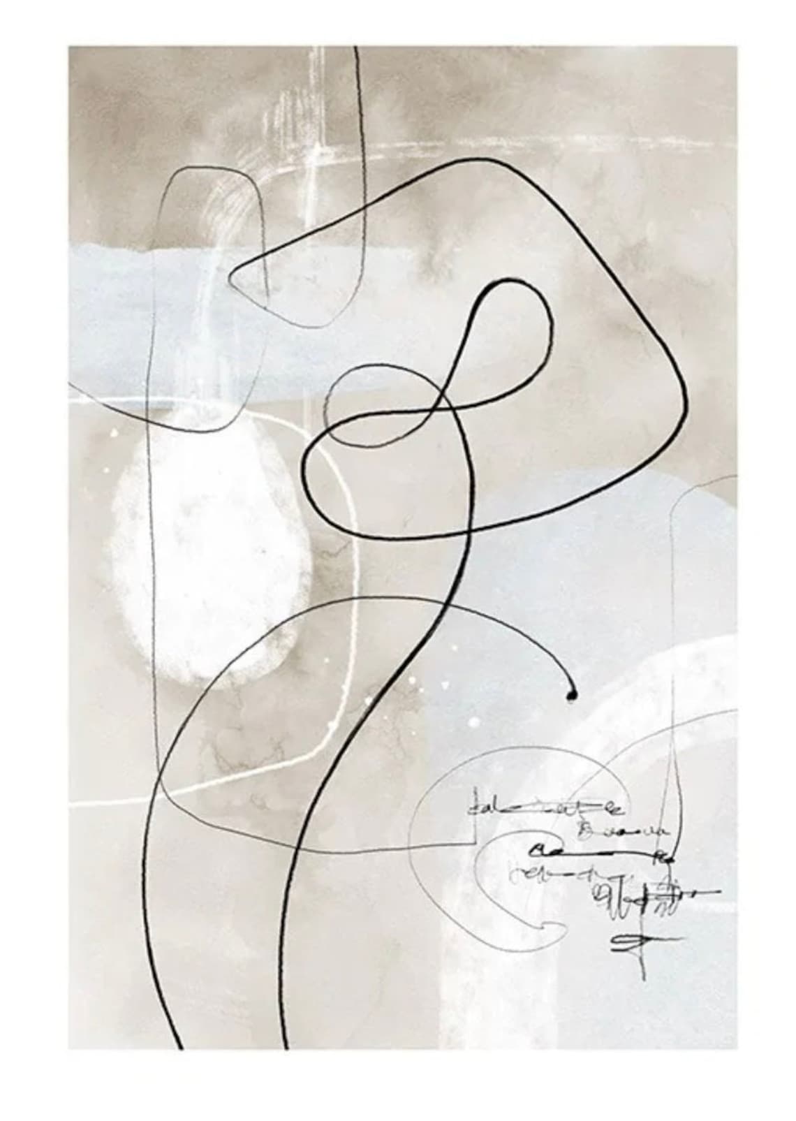 Abstract Lines Wall Art - Etsy