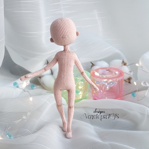 Сrochet Doll Base Pattern Crochet Doll Body Tutorial - Etsy
