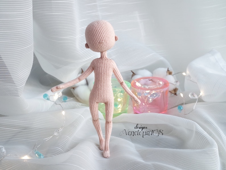 Сrochet Doll Base Pattern, Crochet Doll Body Tutorial, Amigurumi Doll ...
