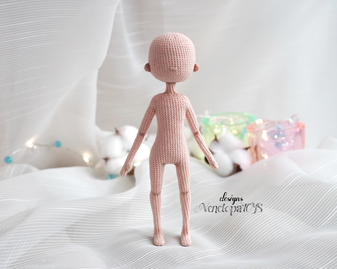 Сrochet Doll Base Pattern Crochet Doll Body Tutorial - Etsy