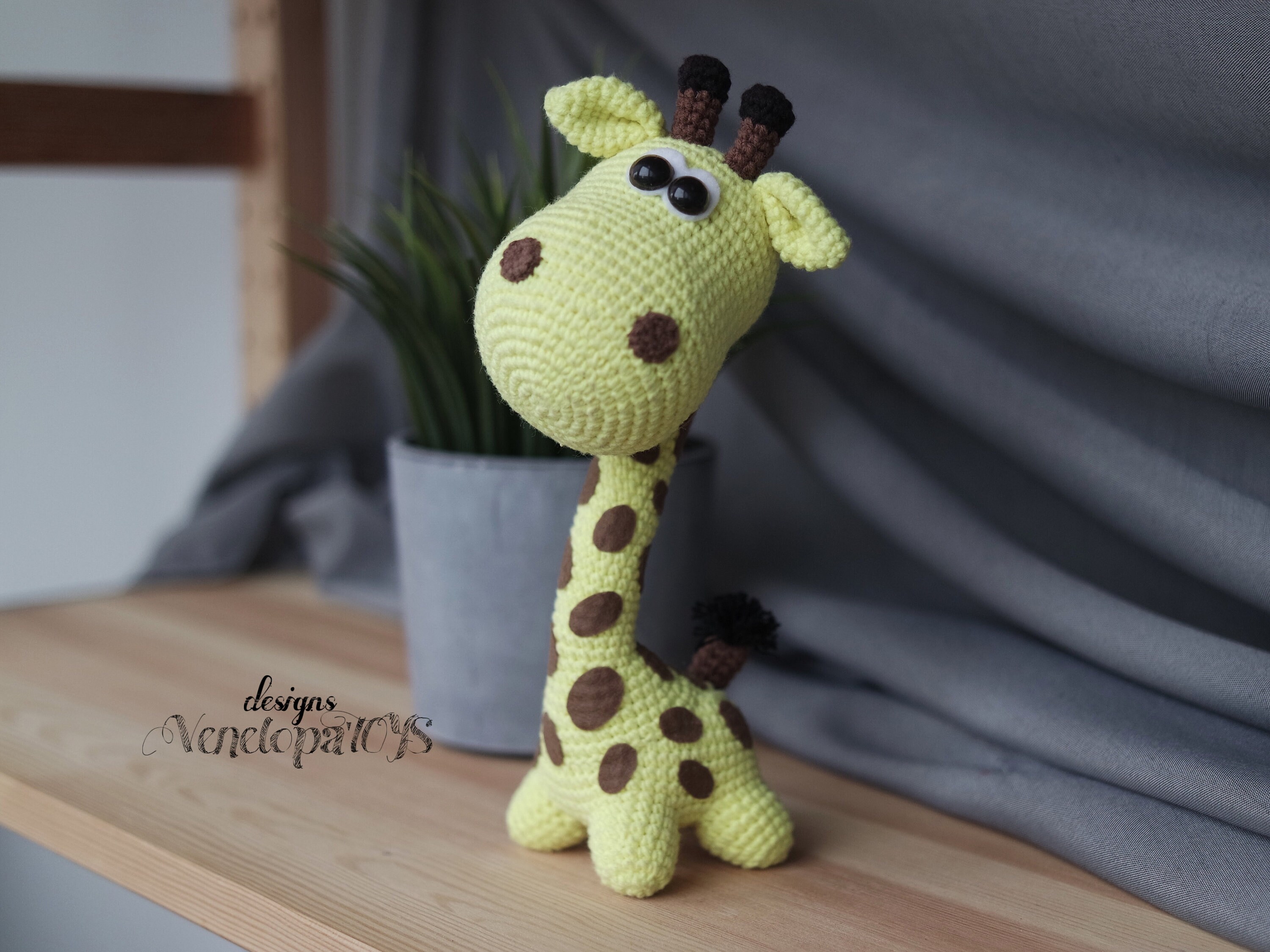 Crochet Giraffe Pattern Handmade Toys Safari Amigurumi Toy - Etsy