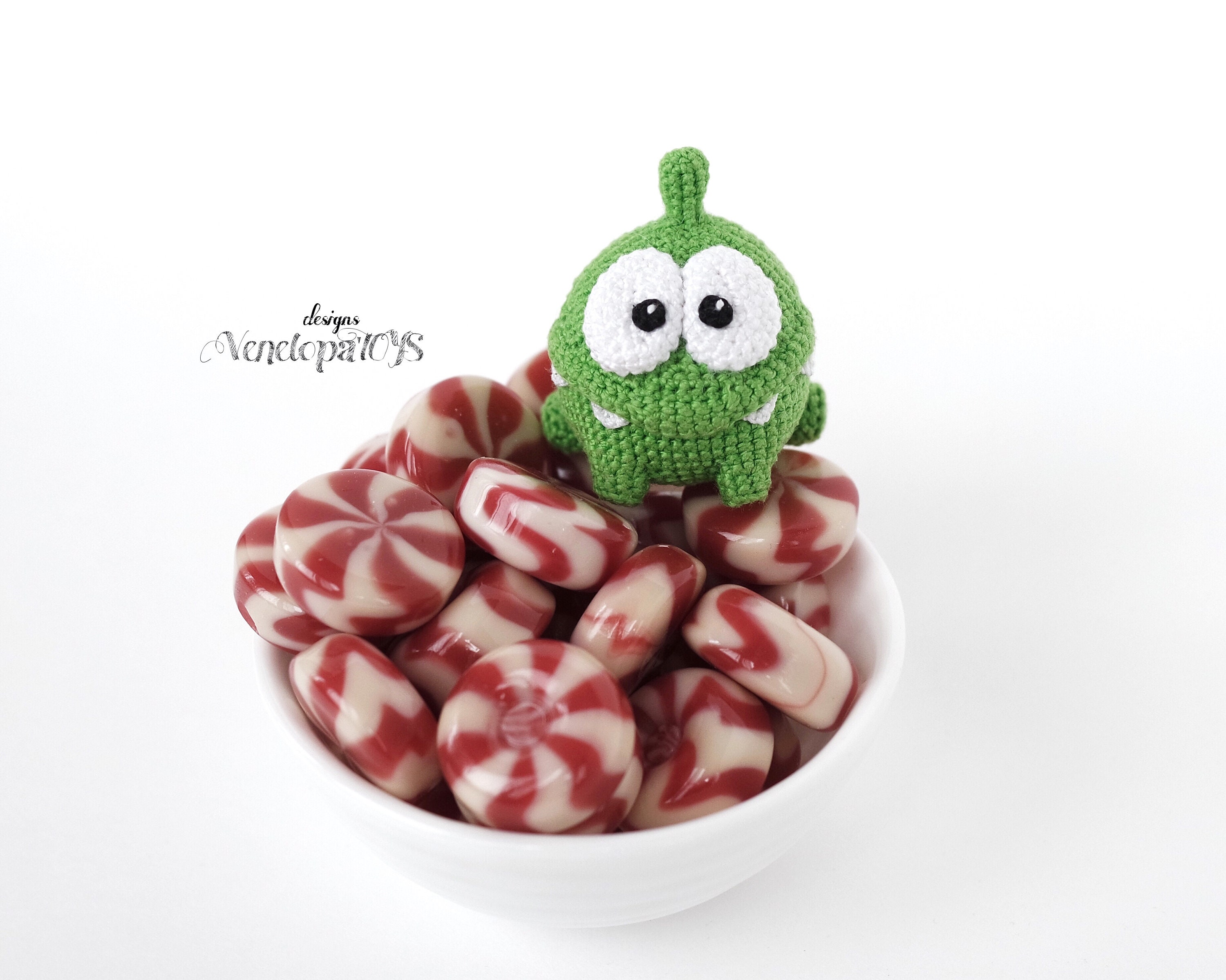 Amigurumi Om Nom From Cut the Rope Crochet Pattern PDF, Crochet ...
