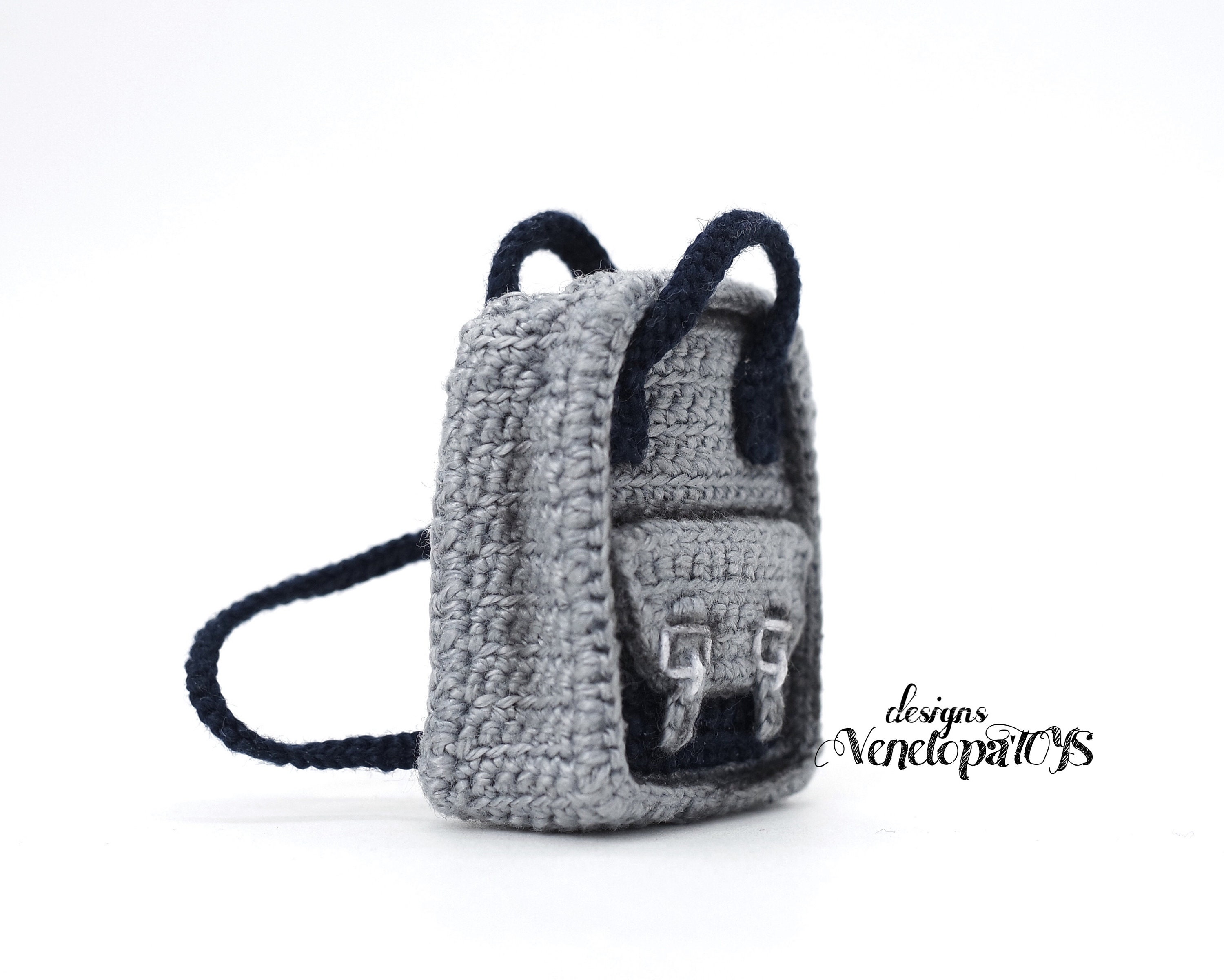 PDF Pattern Crochet Backpack for Doll - Etsy