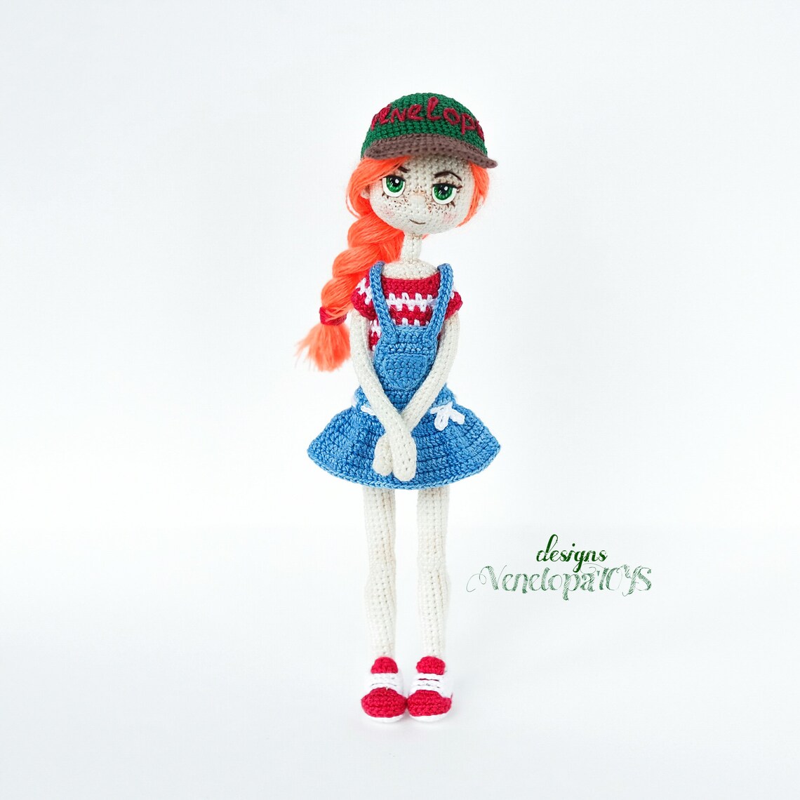 Crochet Baseball Cap Doll Pattern Crochet Doll Accessories - Etsy