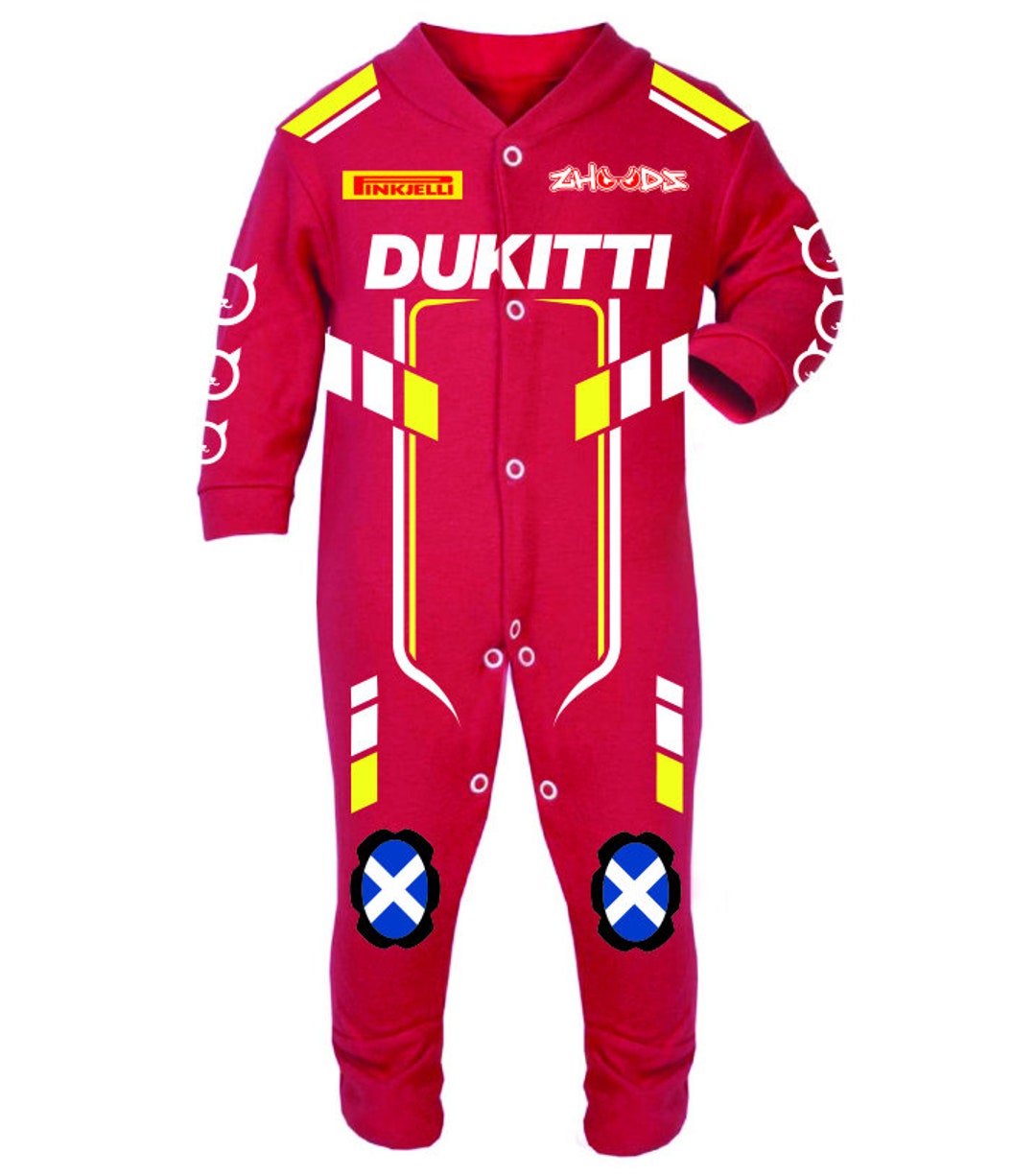 Dukitti 17 Personalized Baby Race Sleep Suit - Red - Etsy