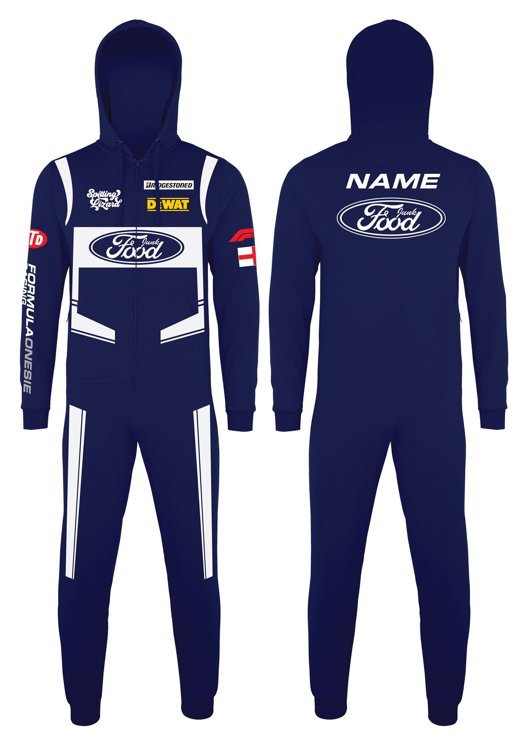 Formula Onesie Junk Food Race Suit Replica Total - Etsy