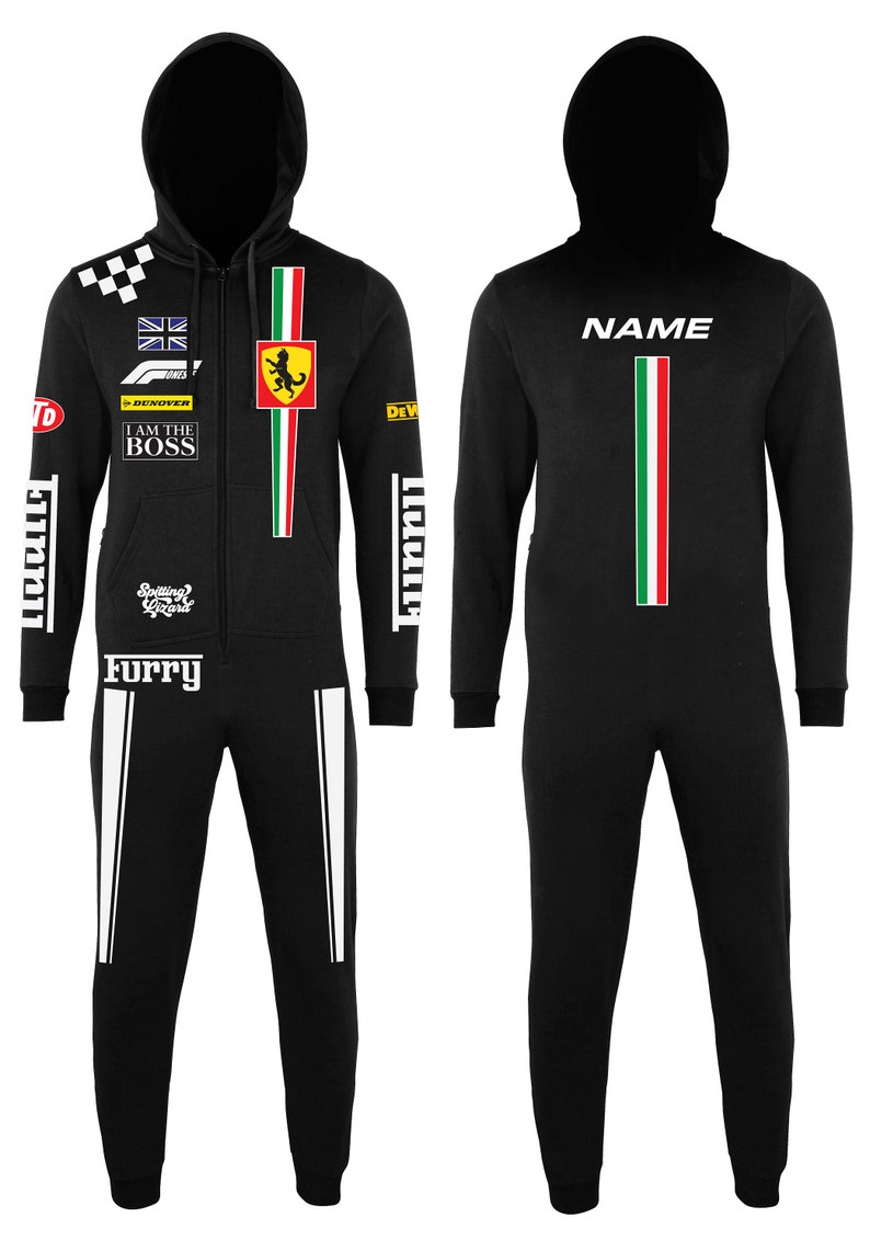 Formula Onesie Furry Race Suit Replica Total Personalisation - Etsy