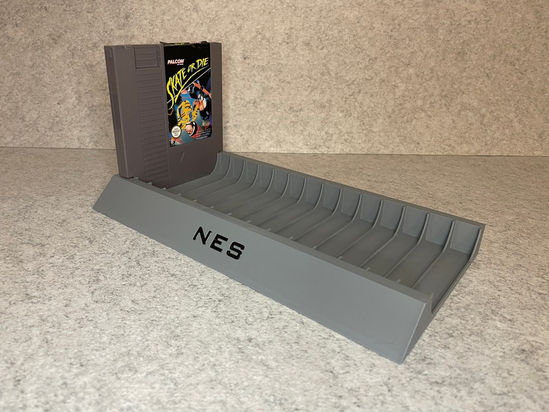 Stand Holder for 15 Games Nintendo NES - Custom Text, Any Color! - Etsy
