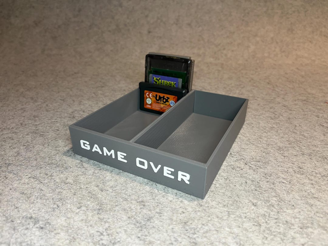 Stand Holder for Games Cartridges Gameboy - Custom Text, Any Color! - Etsy
