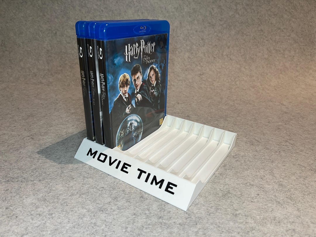 Stand Holder for 10 Movies DVD Bluray - Custom Text, Any Color! - Etsy