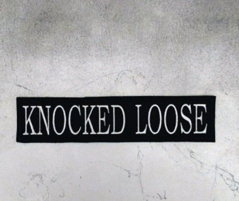 Big Back Patch KNOCKED LOOSE BEATDOWN Hardcore Patch Band - Etsy