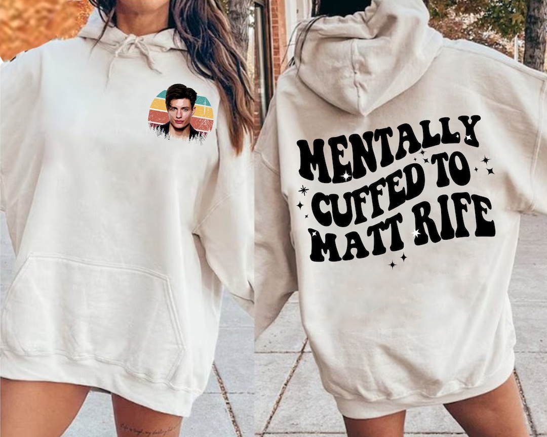 Matt Rife Cuffed Sweatshirt Matt Rife Hoodie Matt Rife Tour - Etsy