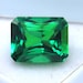 Natural Tsavorite Green Garnet Stone 9.55cts Emerald Cut Green Garnet ...