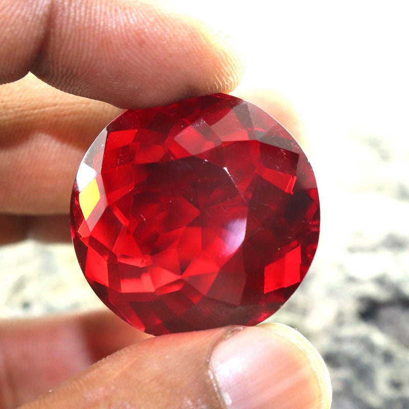 Large Ruby Ring - Etsy