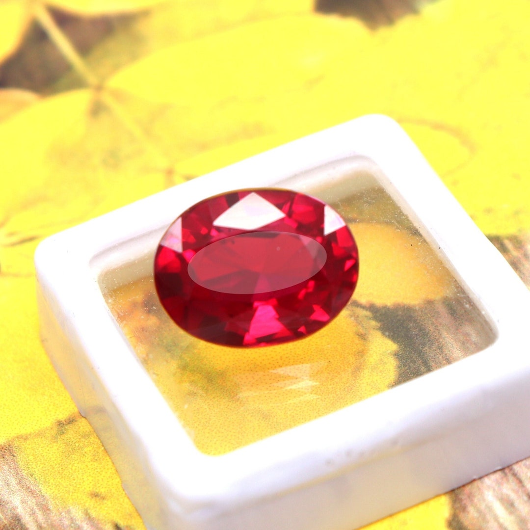 Rare Found Burmese Red Ruby 10.70cts Oval Cut Natural Red Ruby ...