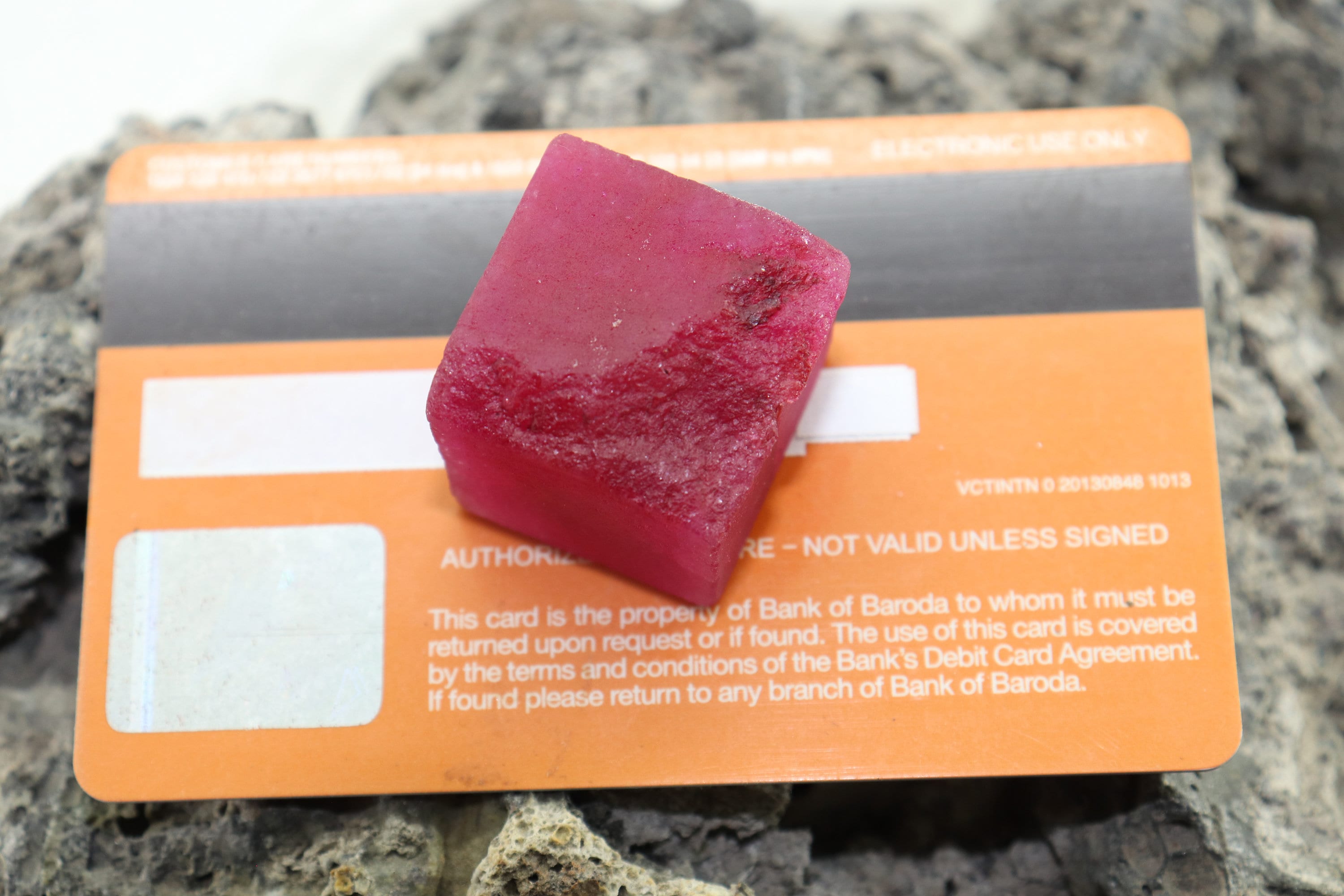Original Red Ruby Rough Crystal Cube 144.30cts Ruby Rock From - Etsy