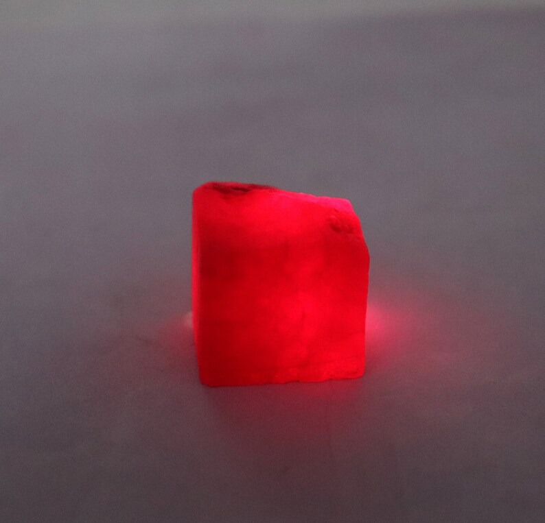 Original Red Ruby Rough Crystal Cube 144.30cts Ruby Rock From - Etsy