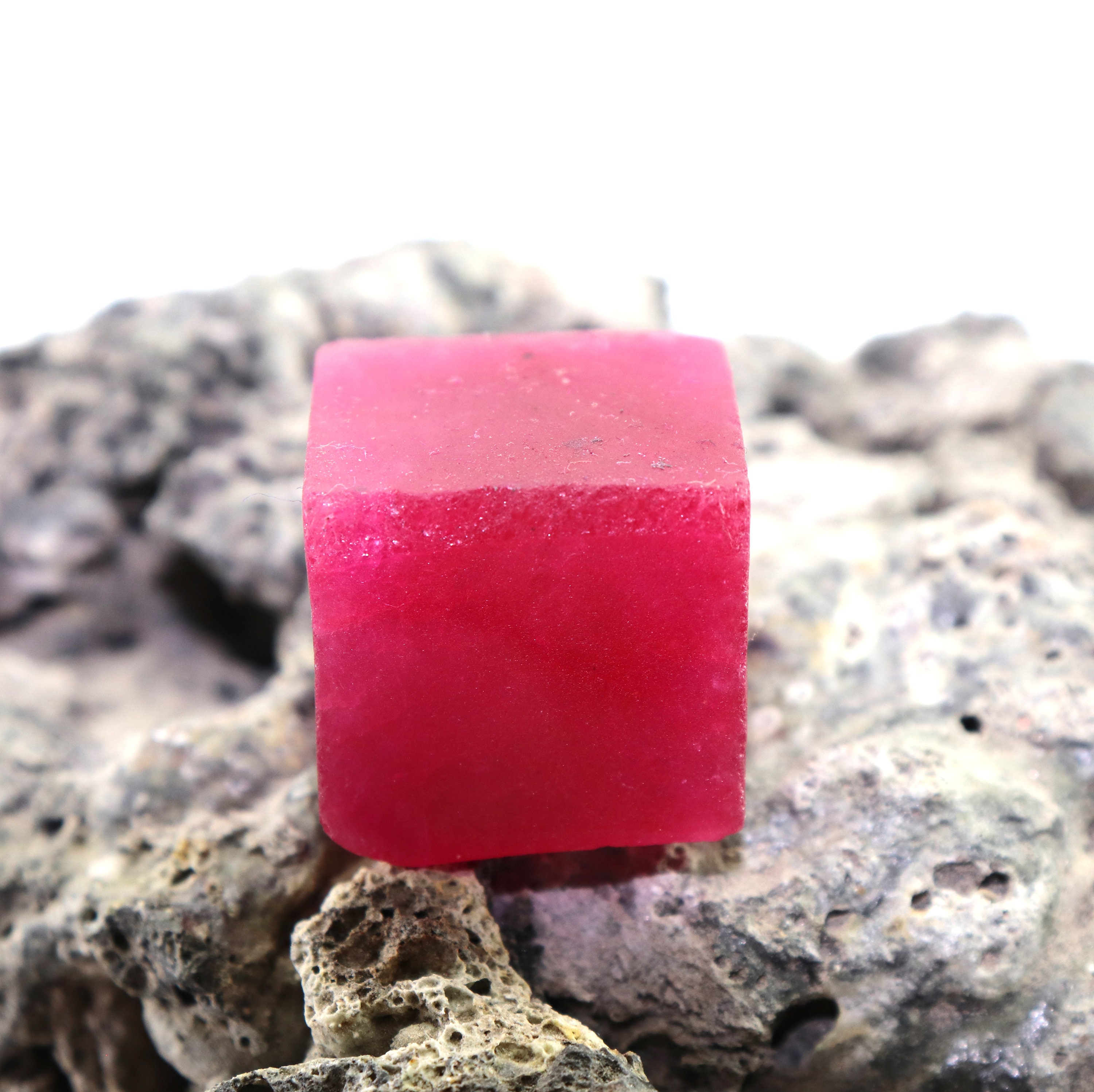 Original Red Ruby Rough Crystal Cube 144.30cts Ruby Rock From - Etsy