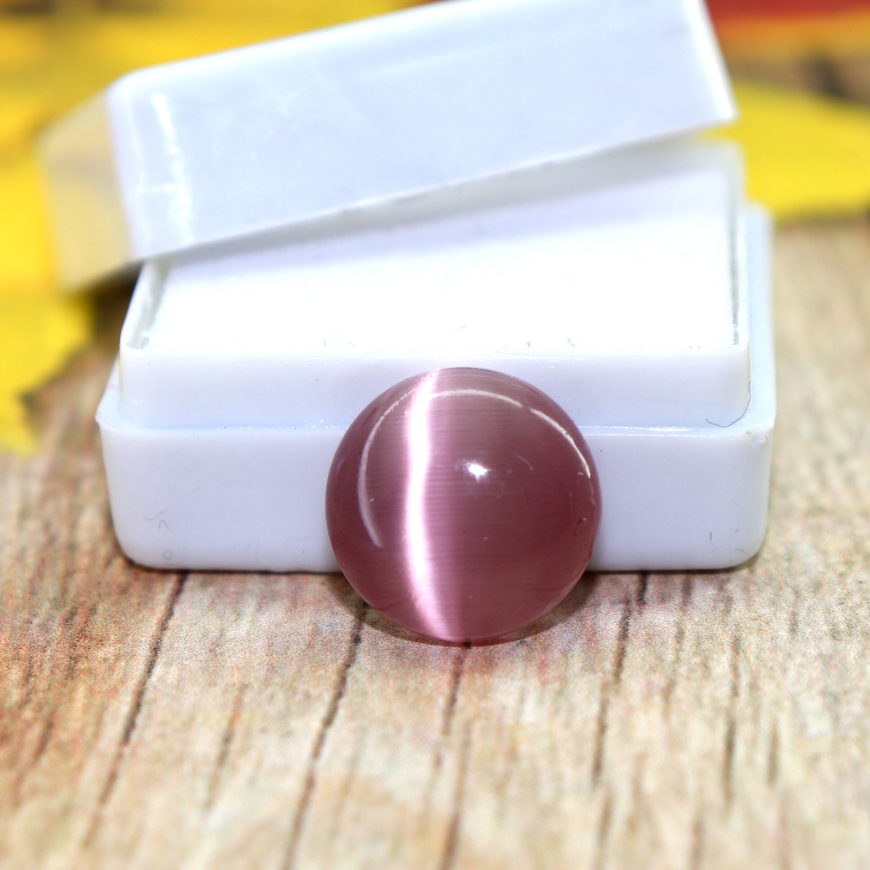 Natural Cat Eye Stone From Sri Lanka 6ct Cabochon Round Cats - Etsy