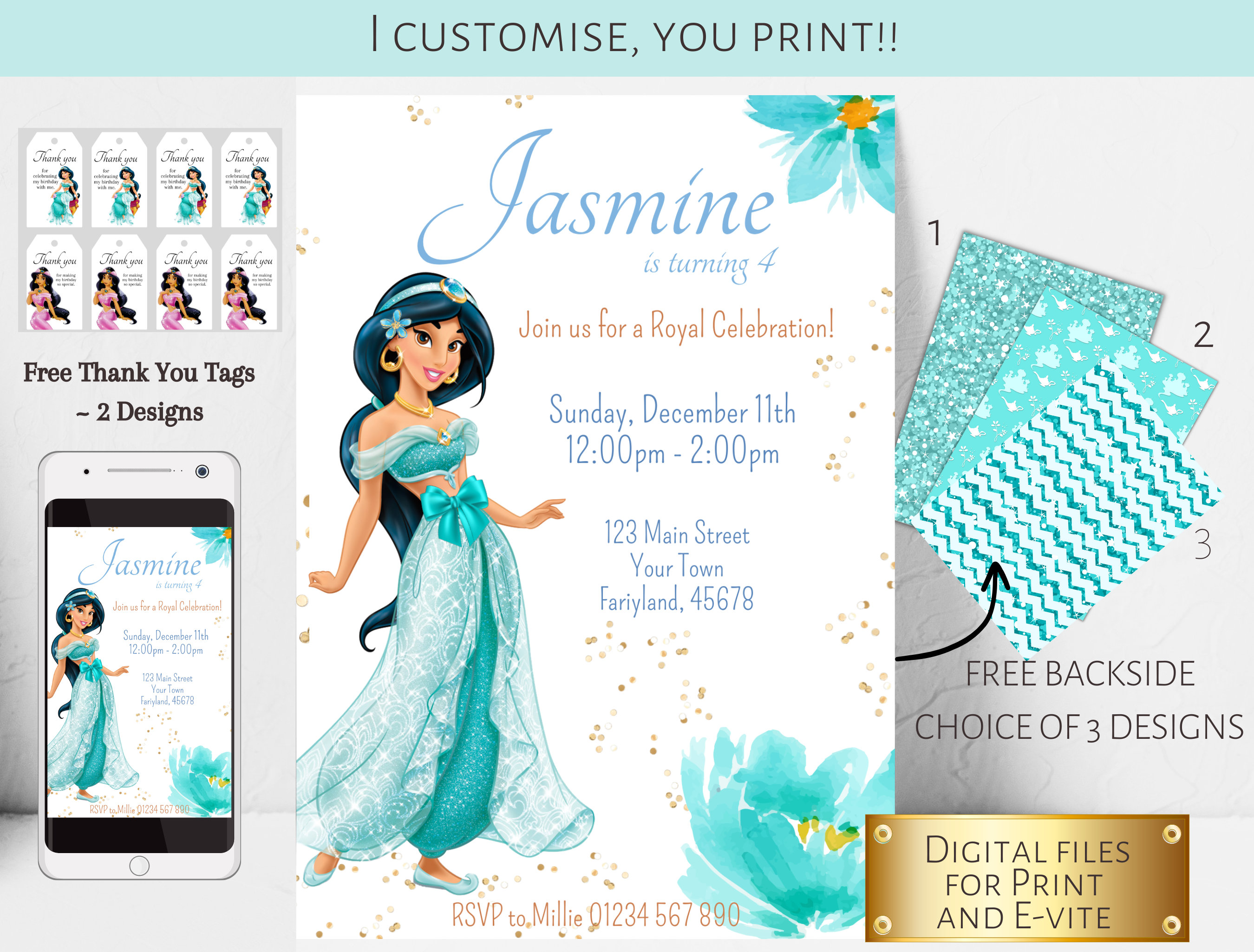 Happy Birthday Princess Jasmine