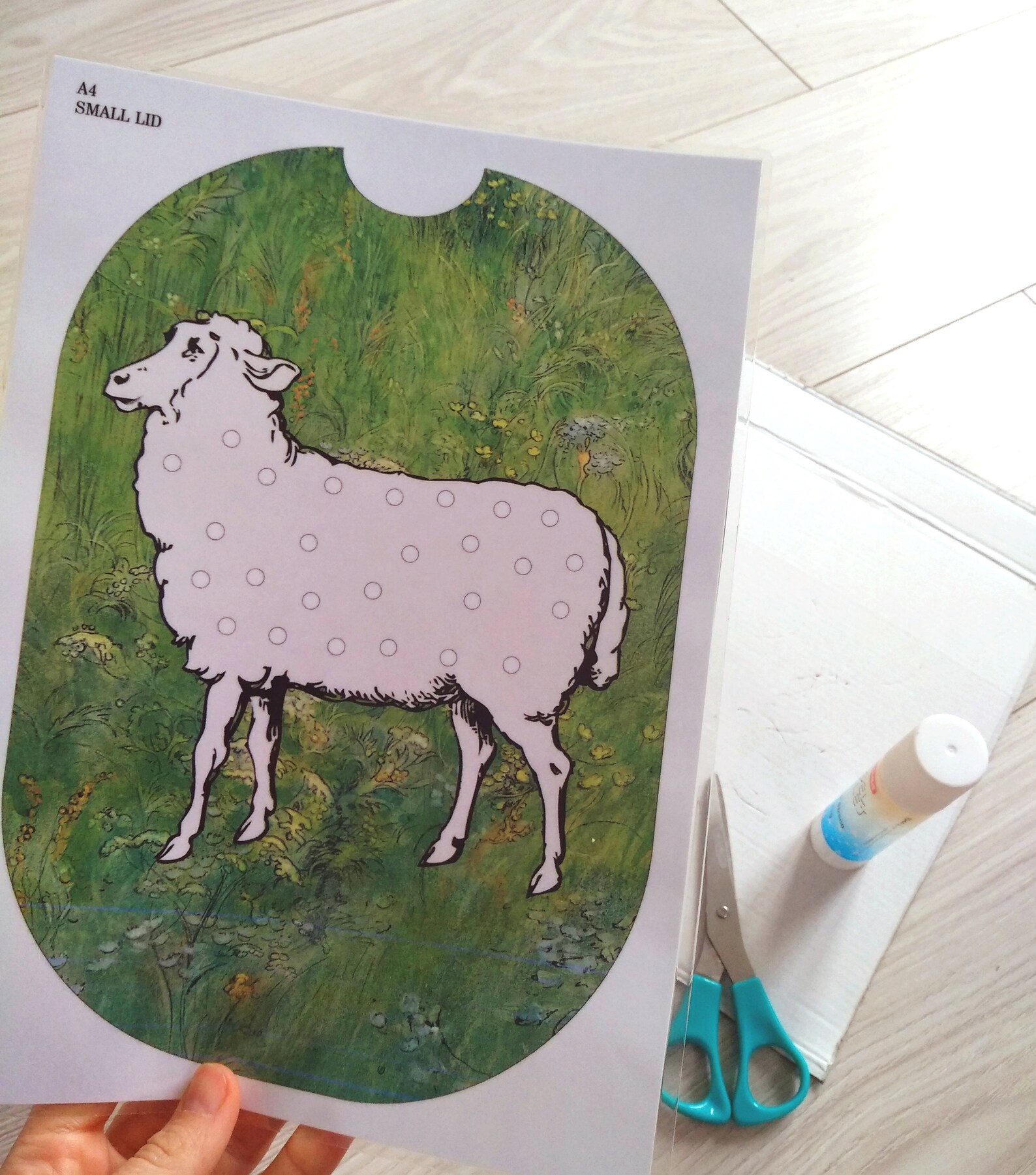 Sheep Flisat Insert, PRINTABLE Toddler Activity, Animal Insert, Sensory ...