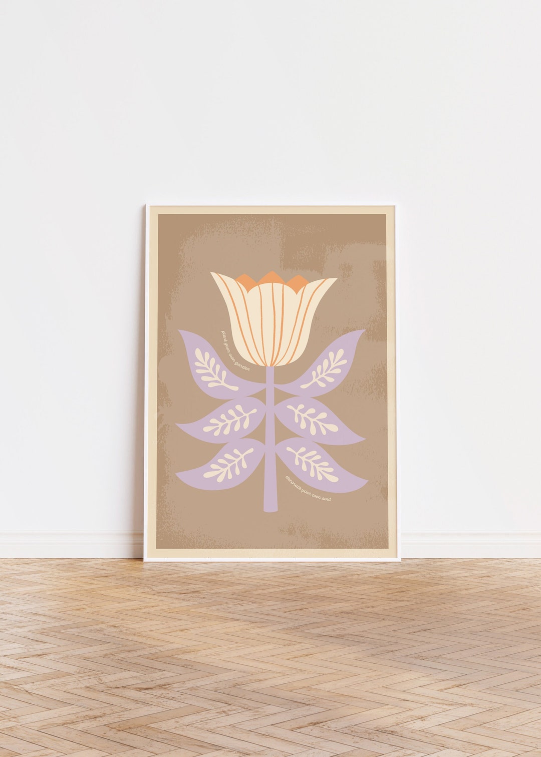 Plant Your Own Garden Giclée Poster Print Botanical Retro Vintage ...