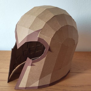 DIY Template. MAGNETO Cardboard Helmet - Etsy