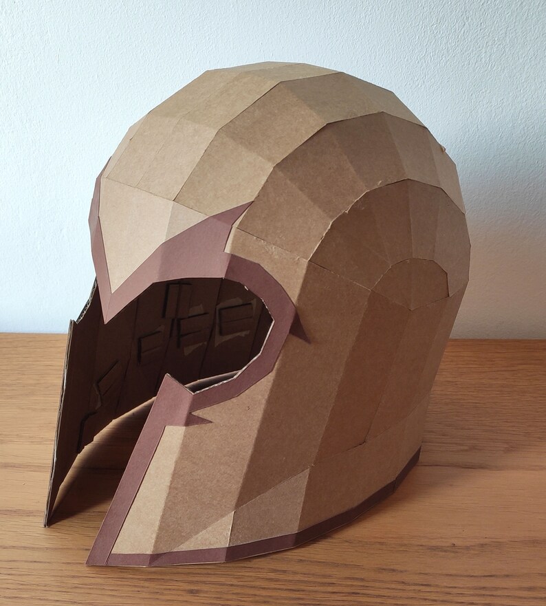 DIY Template. MAGNETO Cardboard Helmet - Etsy