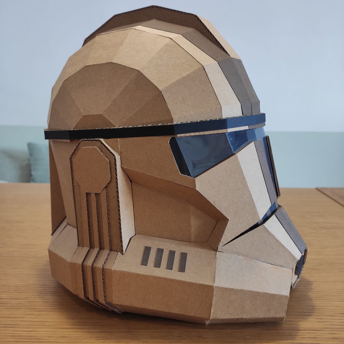 CLONE TROOPER DIY Plans for Making a Helmet From Cardboard and ...