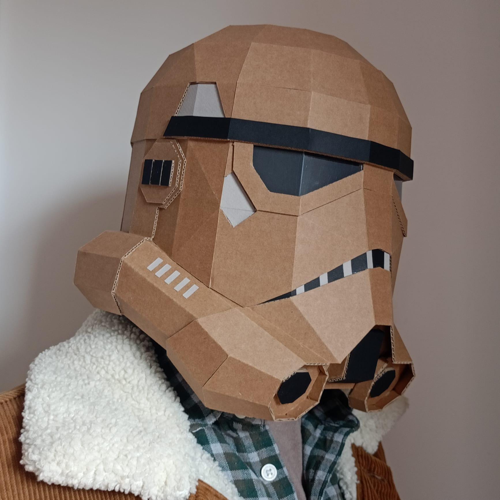 STORMTROOPER Template. DIY Plans for Making a Cardboard Mask - Etsy
