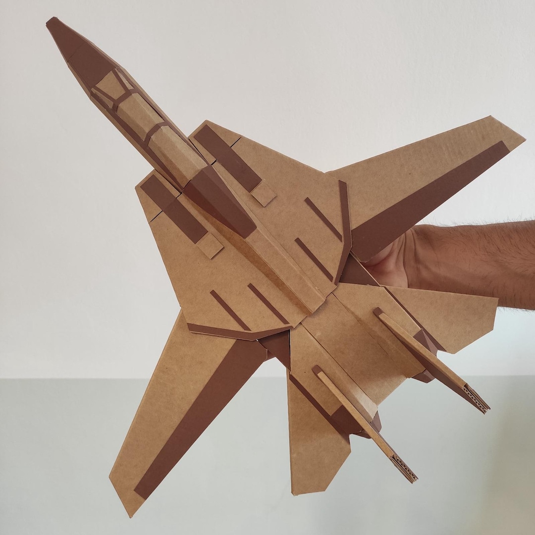 F14 TOMCAT Template. Planos DIY para confección de coche en cartón ...