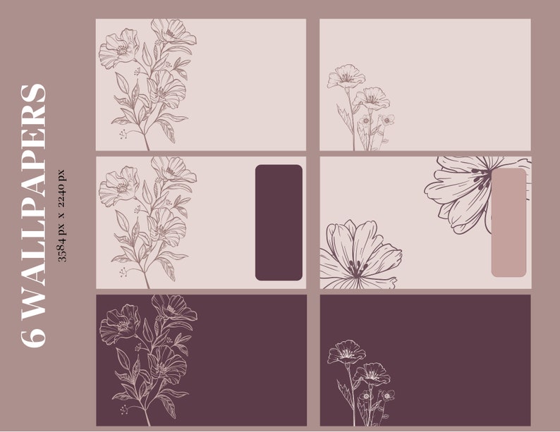 Desktop Icons Pink & Purple, Desktop Wallpapers, Organization, MacBook ...