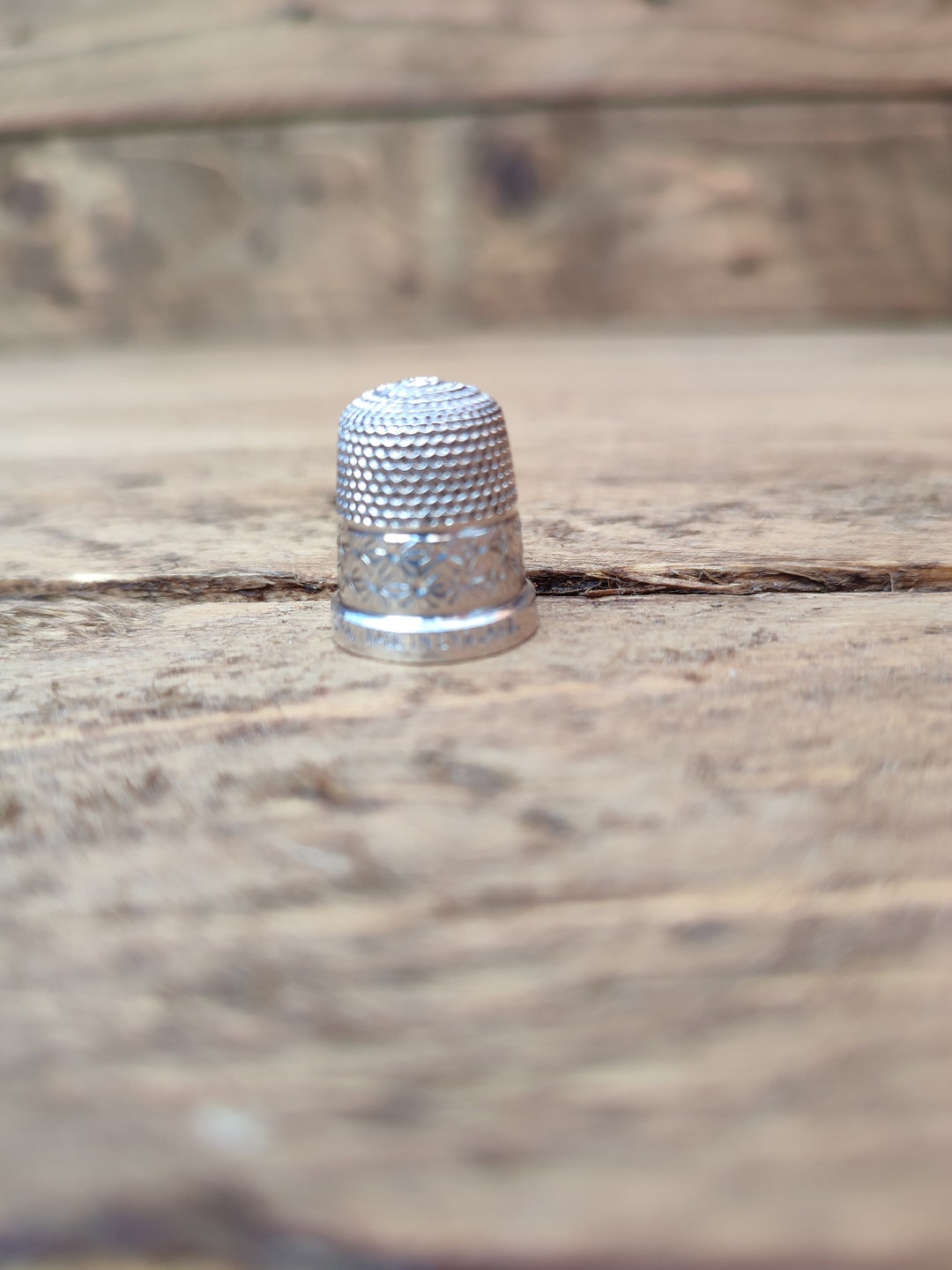 Thimble Antique Silver Thimble the Spa - Etsy