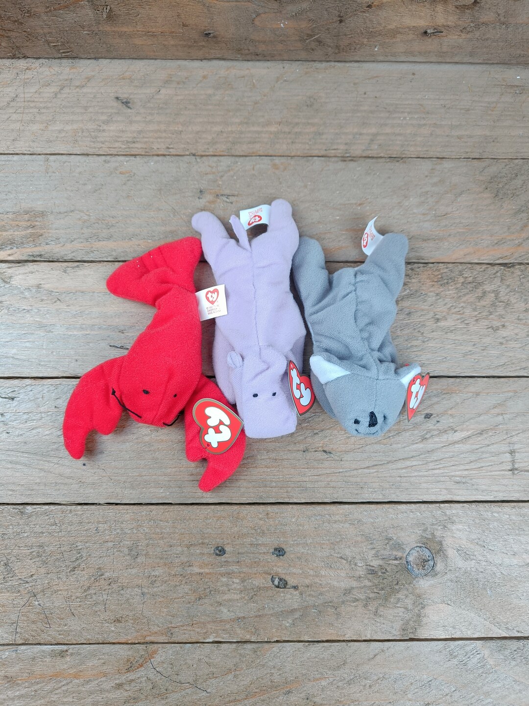 Vintage TY Teenie Beanie Babies Bundle Percival the Hippo - Etsy