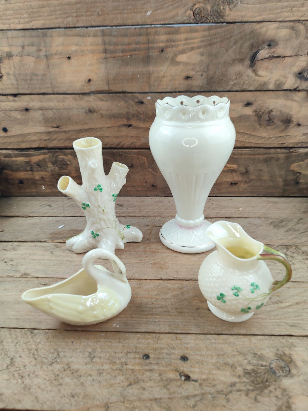 Vintage China Belleek Irish China - Etsy