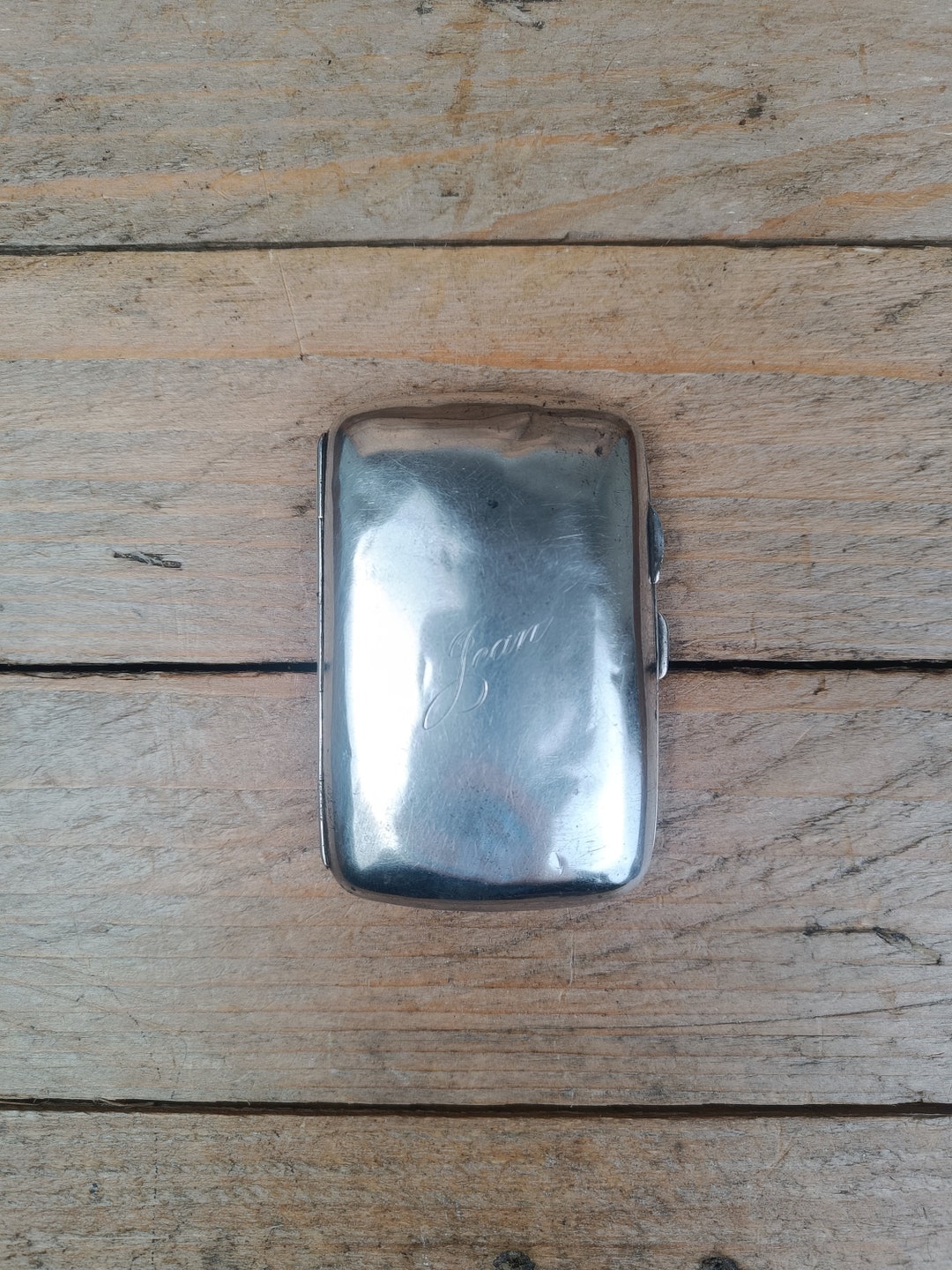 Vintage Sterling Silver Cigarette Case Birmingham Hallmark 1922-23 - Etsy