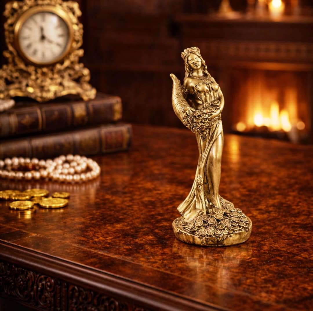 Fortuna Goddess Roman Greek of Luck, Fate & Fortune Statue Figurine - Etsy