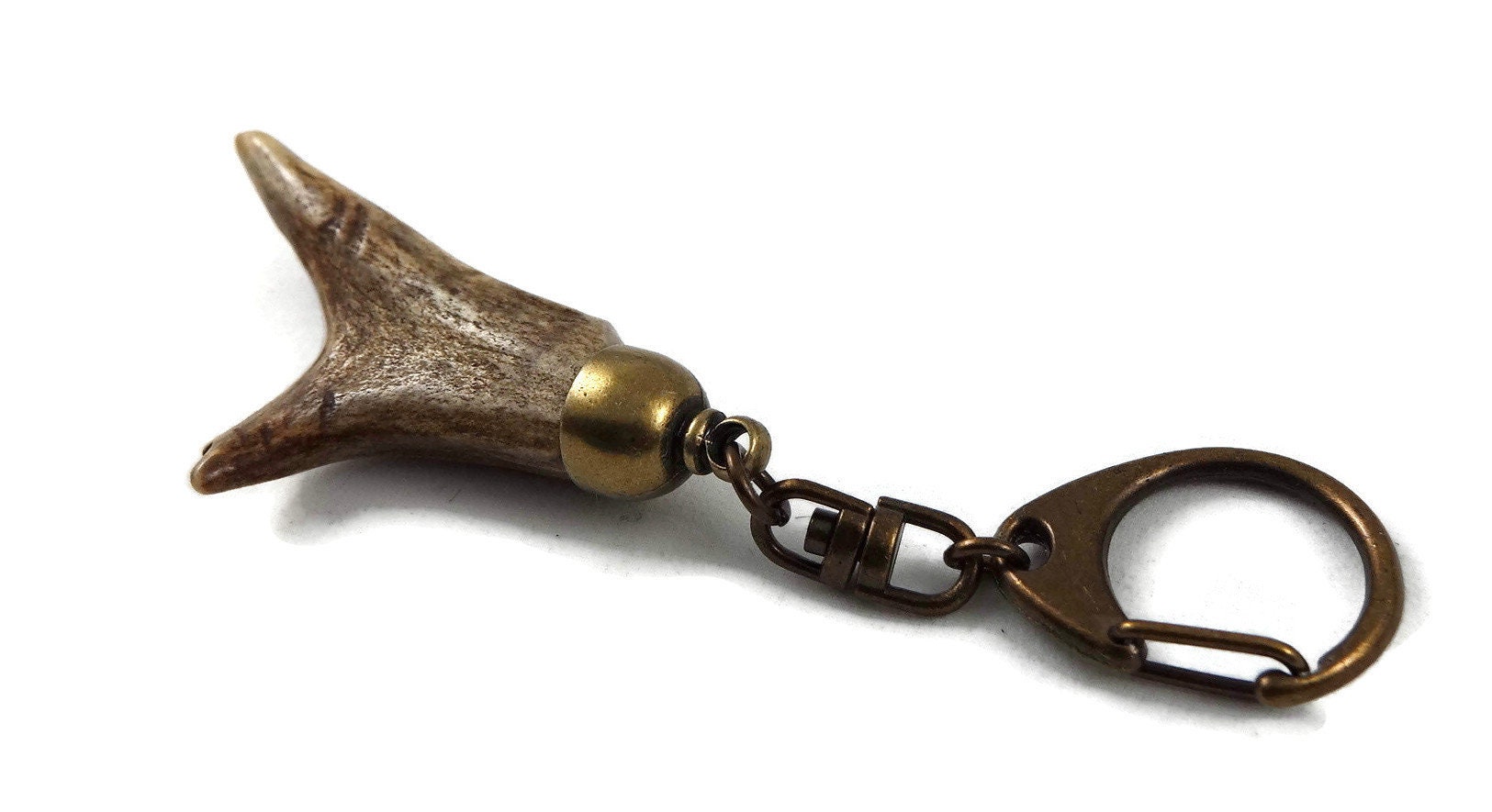 Keyring Real Roe Deer Antler Roebuck Keychain Hunting Gift Handmade - Etsy