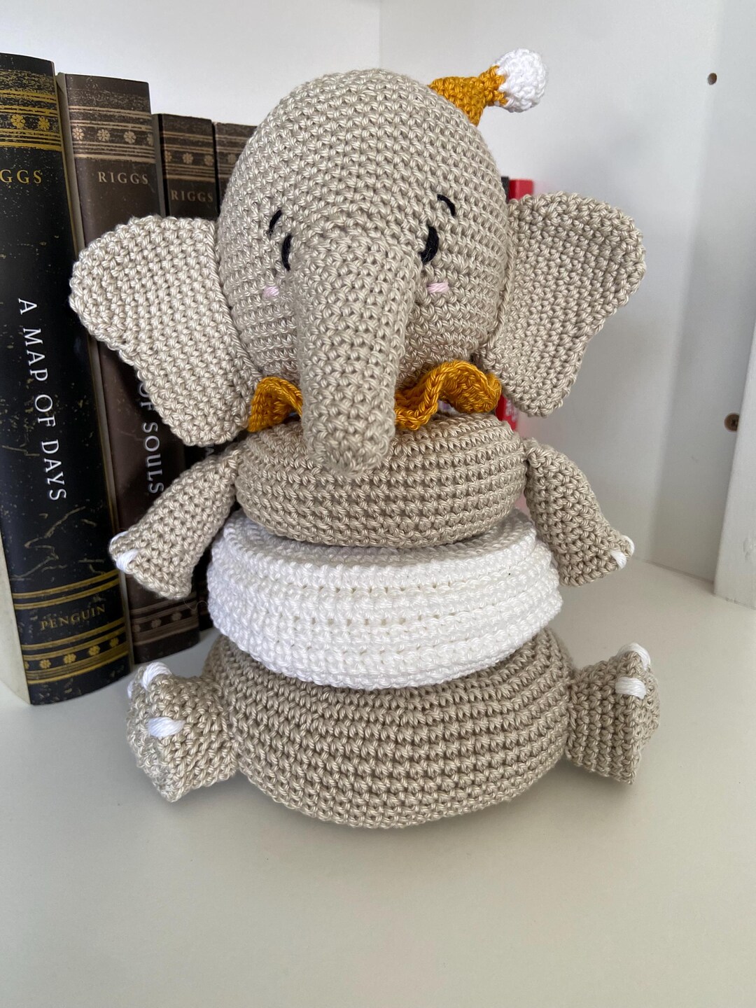 Elephant Stacking Toy - Etsy