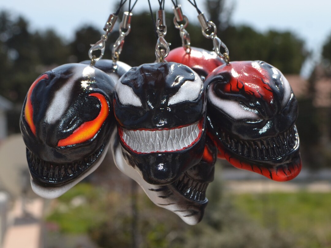 Symbiote Keychain Venom Keychain Spider Comics Prop - Etsy